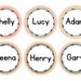 Printable Boho Neutral Student Name Labels, Classroom Labels, Name ...