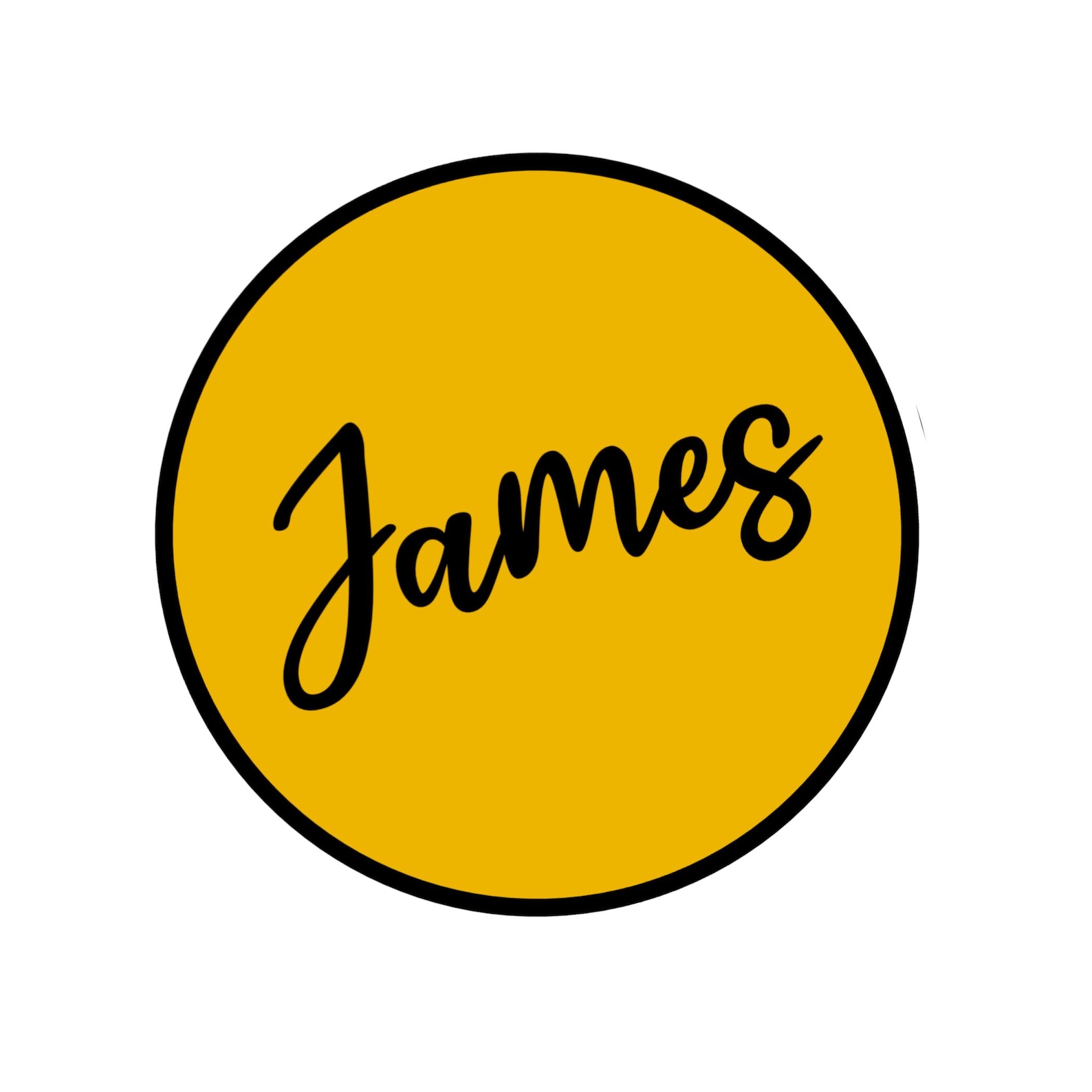 Printable Bright Fall Student Name Labels, Round Autumn Classroom ...