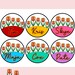 Printable Spring Nametags, Printable Bright Tulip Student Name Labels ...