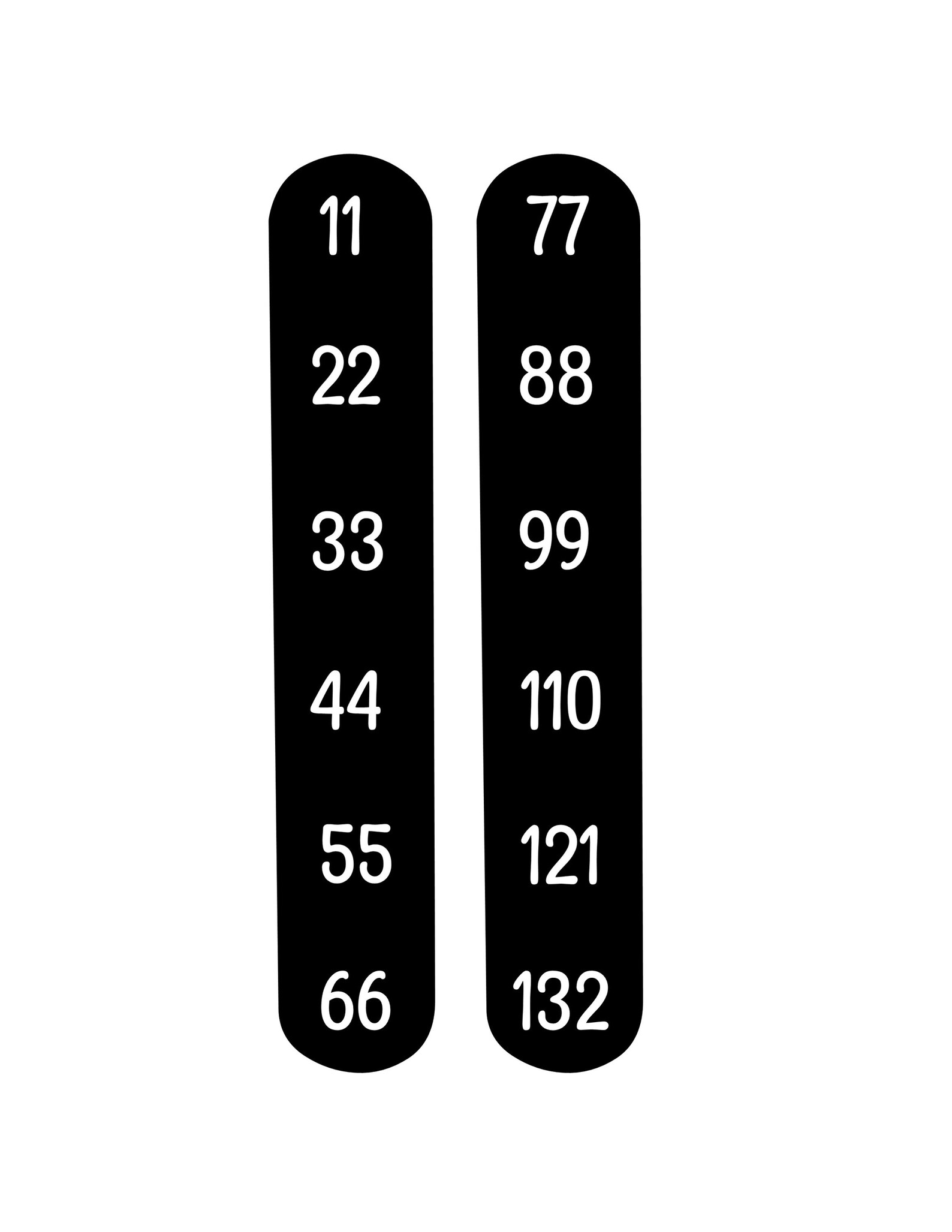Printable Black and White Skip Counting Wall Display, Back to School ...
