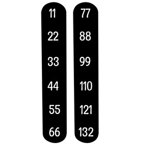 Printable Black and White Skip Counting Wall Display, Back to School ...