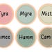 Printable Boho Neutral Spotty Student Name Labels, Library Labels, Name ...