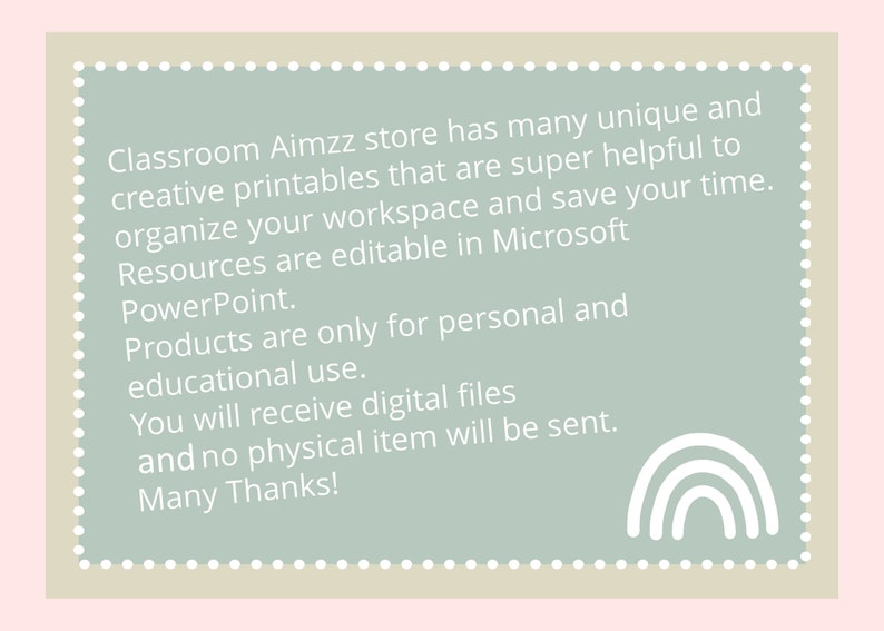 Printable Boho Dotty Floral Student Name Labels, Neutral Classroom ...