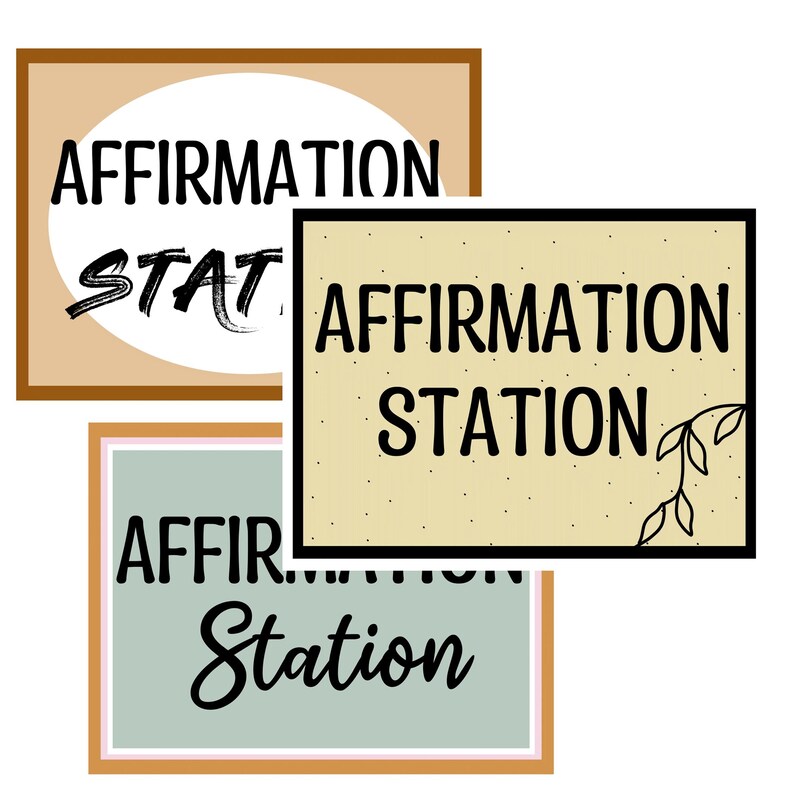 Back to School Printable Boho Neutral Botanical Classroom Decor Bundle ...