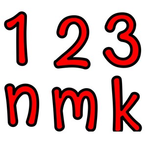 Printable Red Classic Red Bulletin Board Letters, Red Winter Large ...