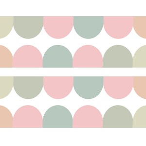 Printable Boho Neutral Spotty Bulletin Board Borders, Classroom Borders ...