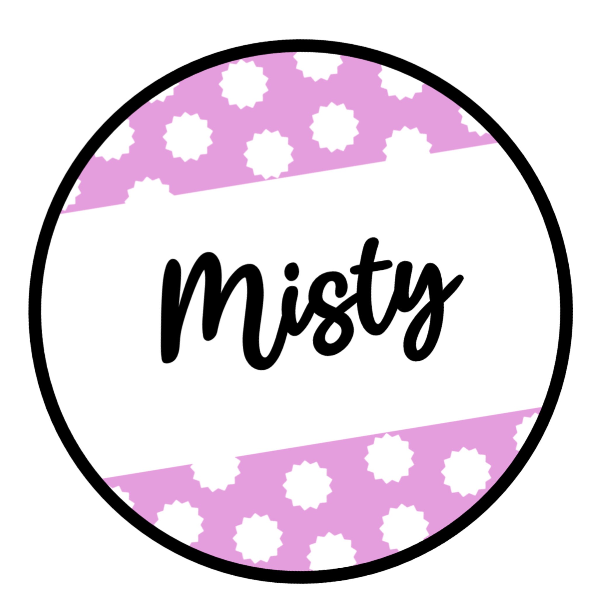 Back to School Round Name Tags, Printable Bright Student Name Tags ...