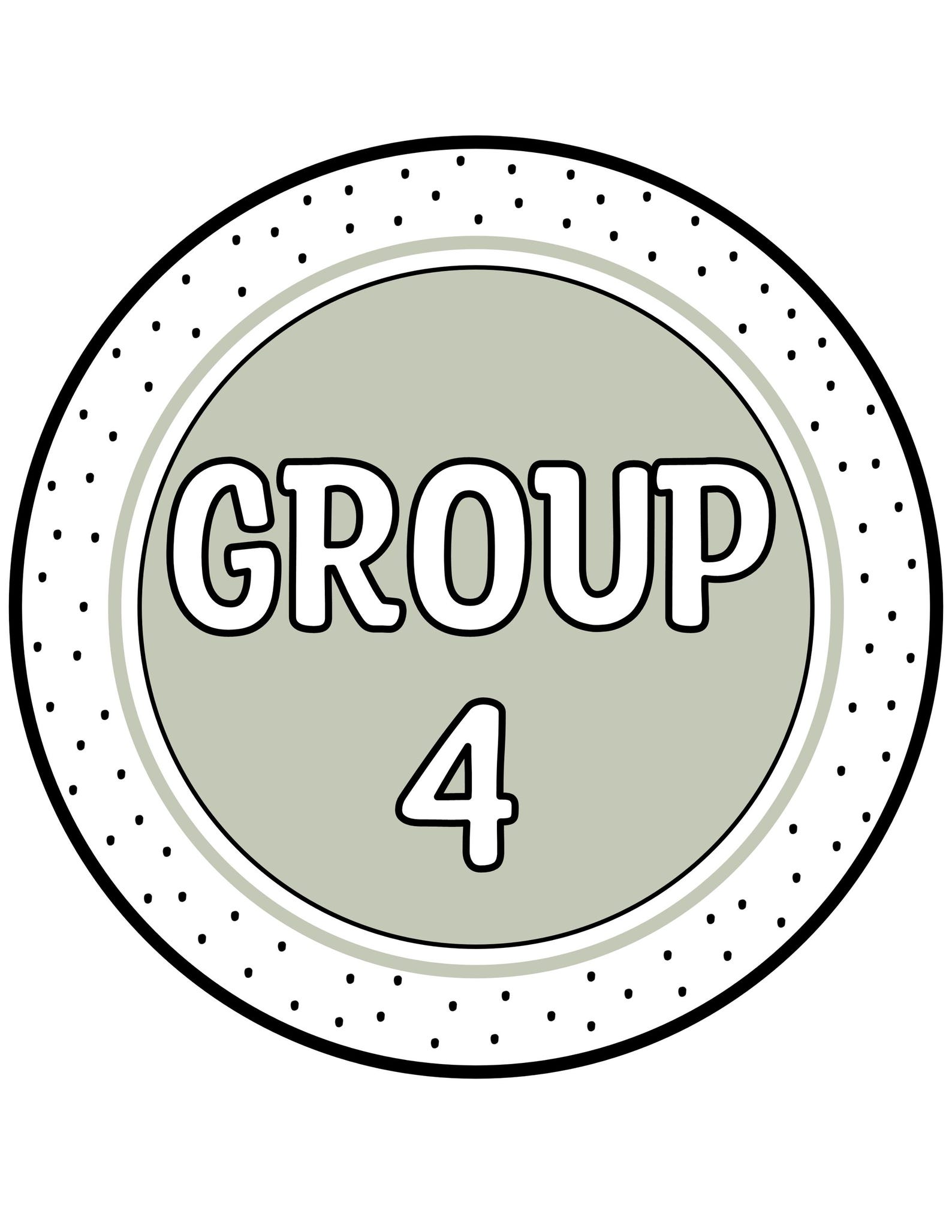 Back to School Printable Boho Spotty Table, Team and Group Numbers ...