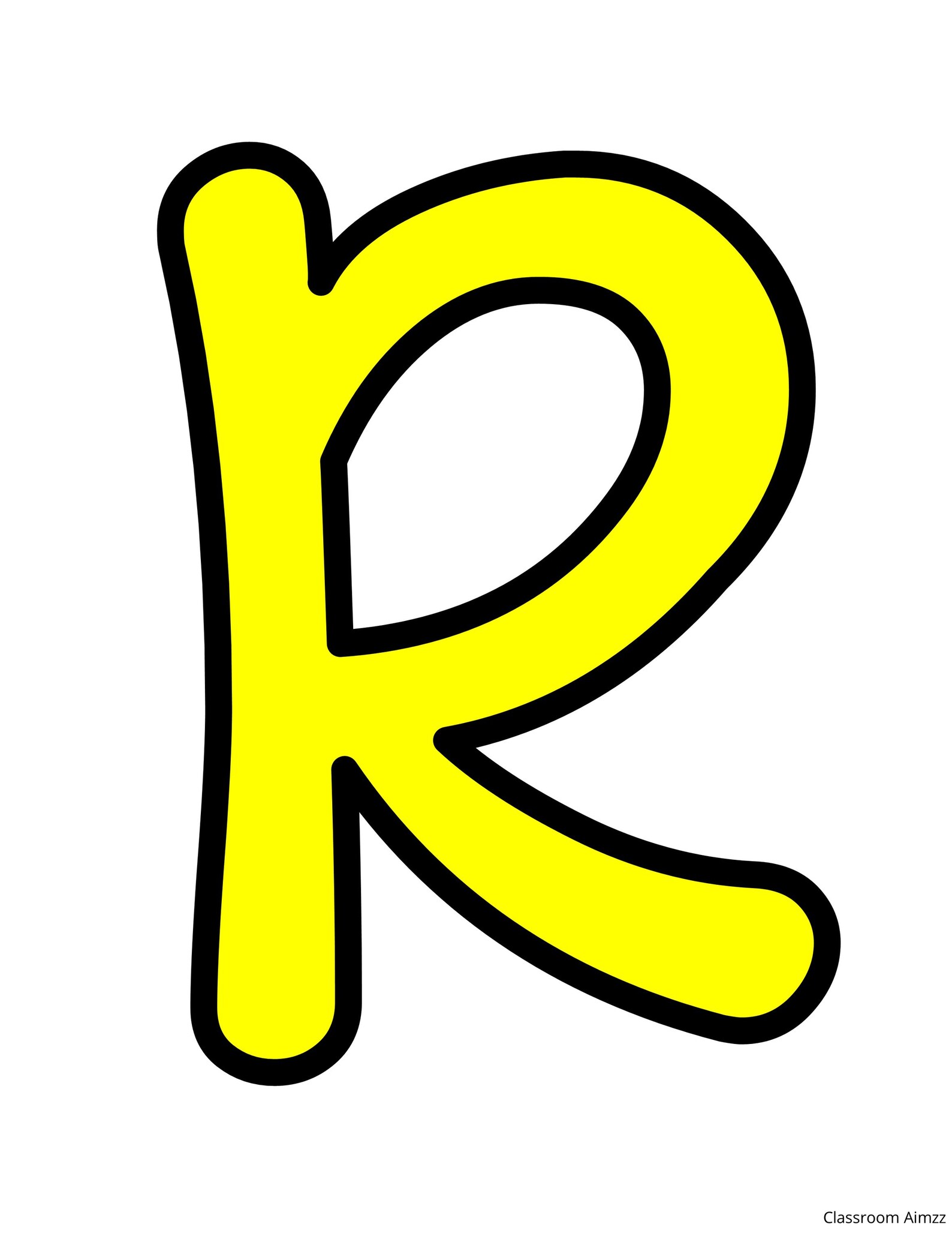 Minimalist Trendy Bright Yellow Color Bulletin Board Letters, Large ...