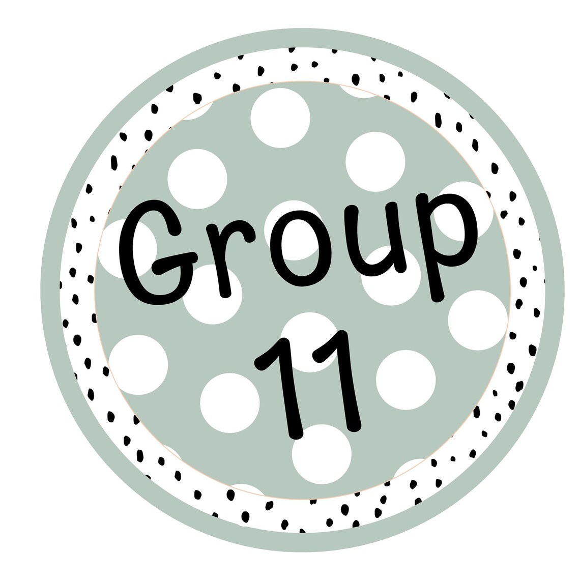 Printable Boho Spotty Polka Dots Table Numbers, Classroom Table, Team ...
