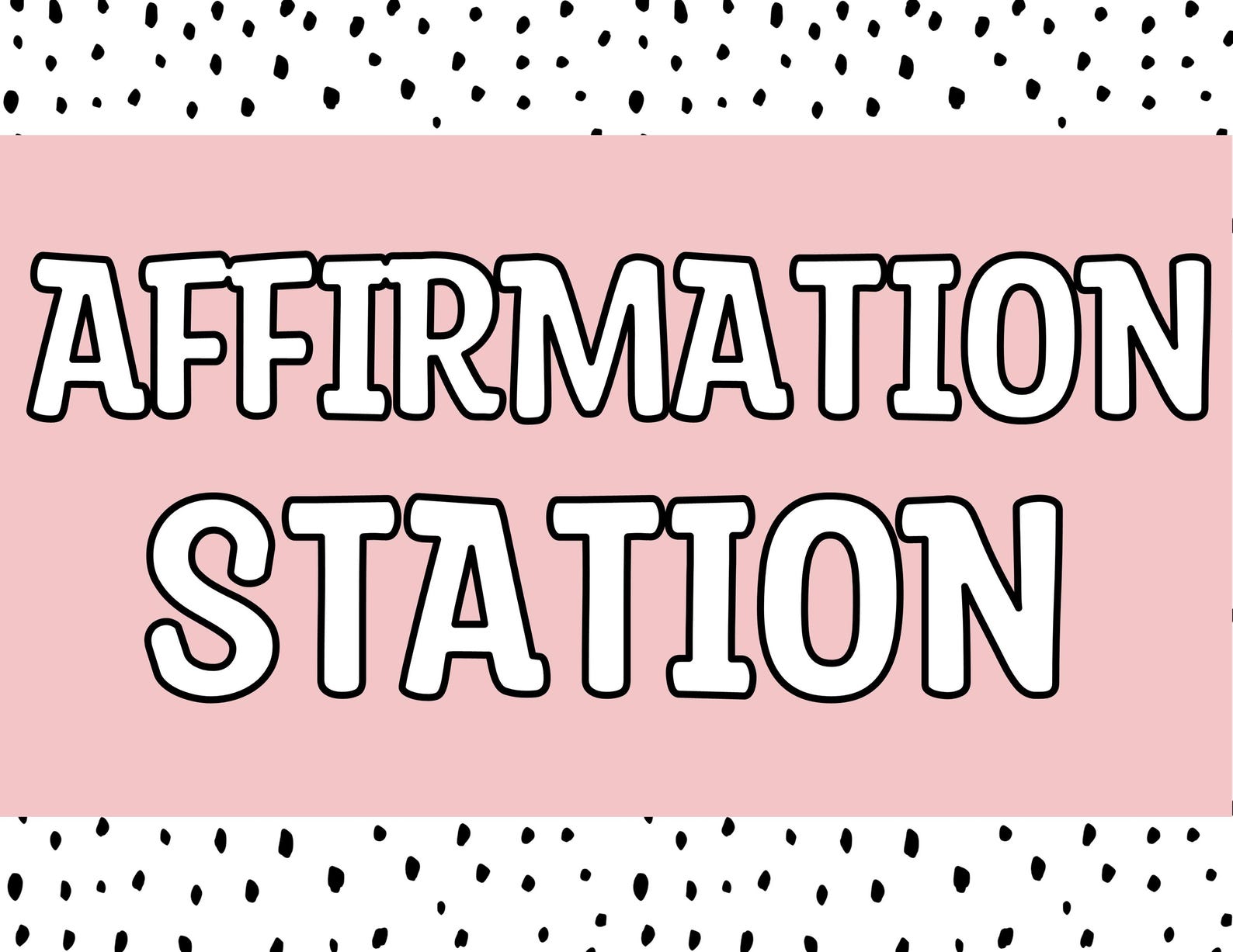 Printable Boho Neutral Spotty Student Affirmation Cards, Affirmation ...