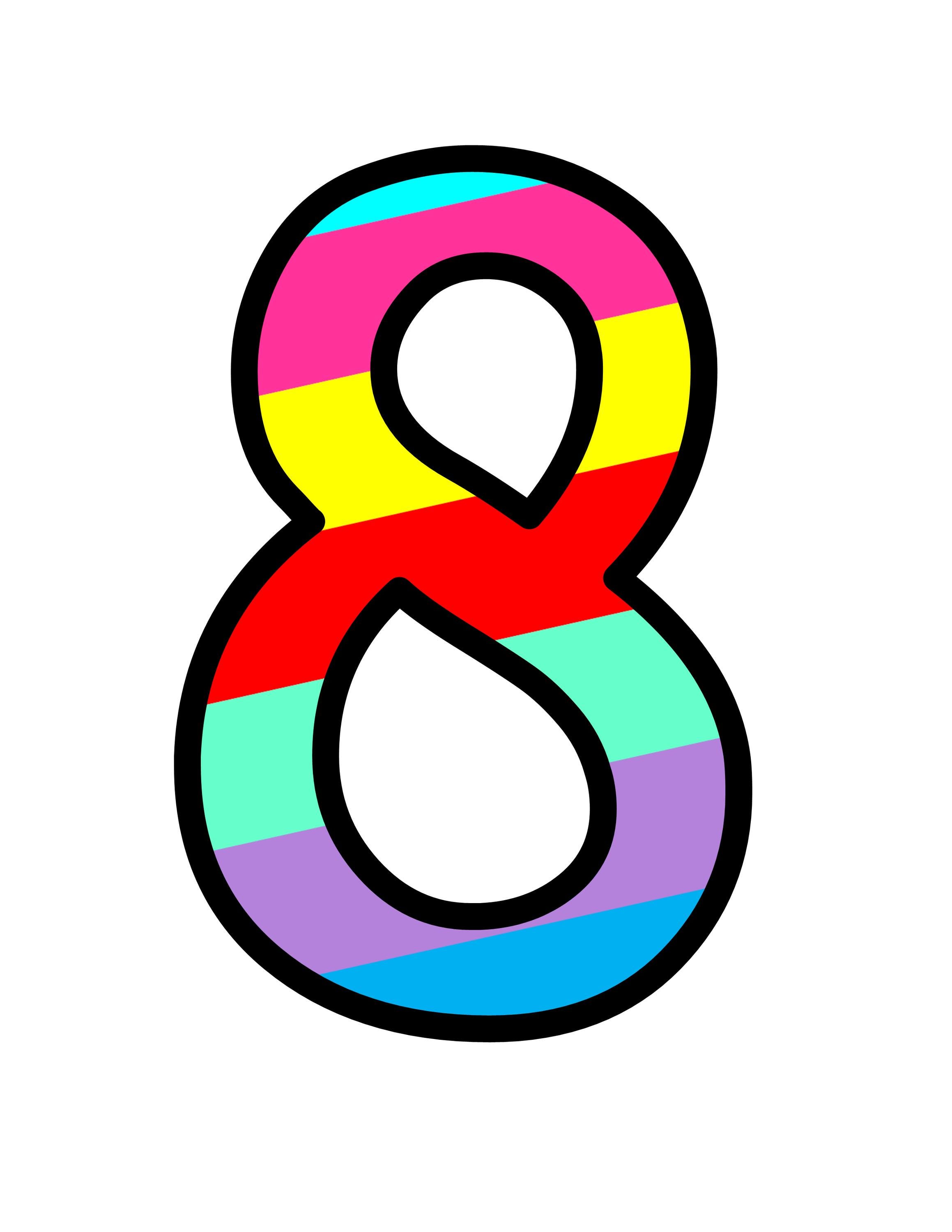 Printable Colorful Bulletin Board Letters for Kindergarten, Large ...