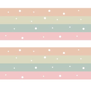 Printable Boho Neutral Spotty Bulletin Board Borders, Classroom Borders ...