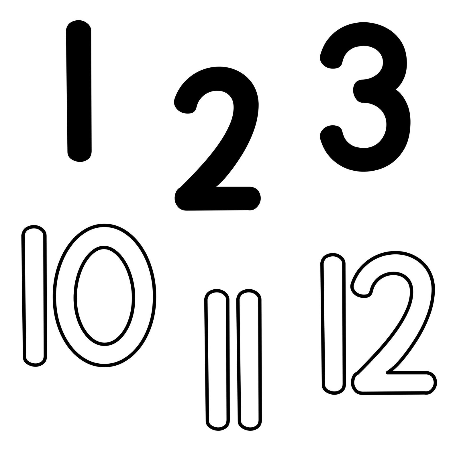 Printable Black and White Skip Counting Wall Display, Back to School ...