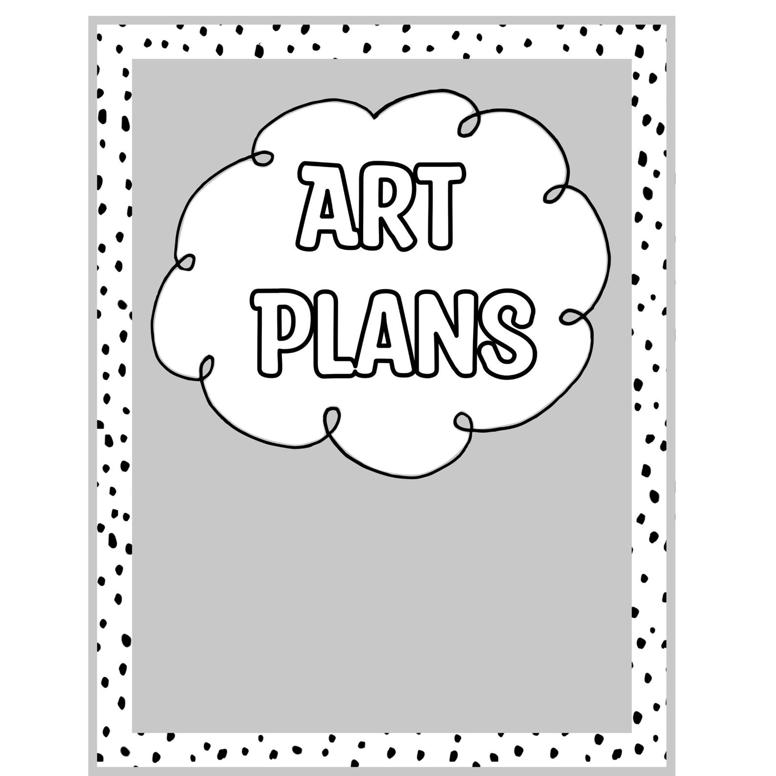 Printable Boho Neutral Spotty Binder Covers and Spines, Editable Binder ...