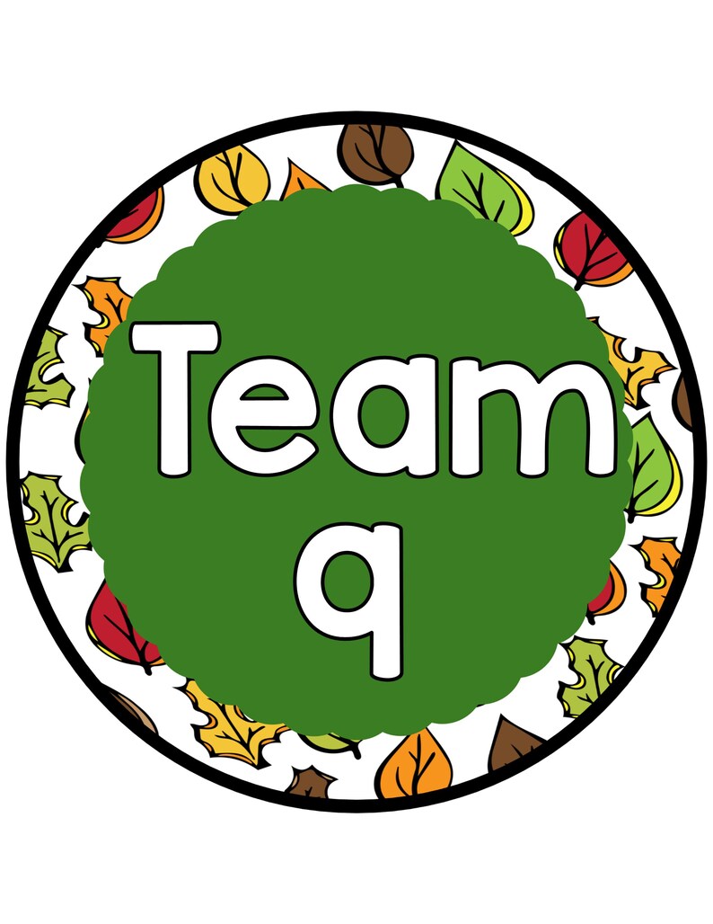 Printable Fall Table Numbers, Autumn Table Number Labels, Table Signs ...