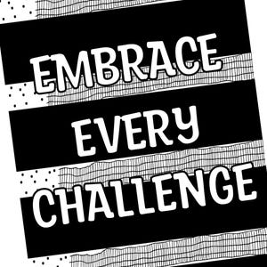 Black and White Abstract Classroom Decor Bundle Pack, Back to School ...