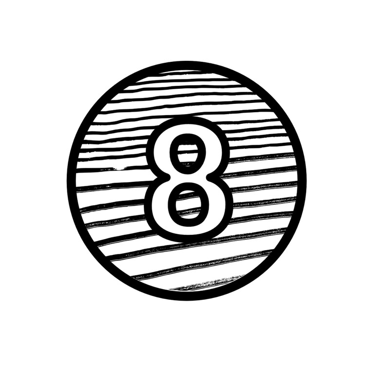 Black and White Number Labels, Printable Number Labels, Lockers Numbers ...