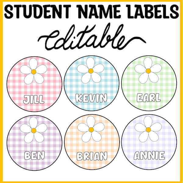 Cubby Tags Spring - Etsy