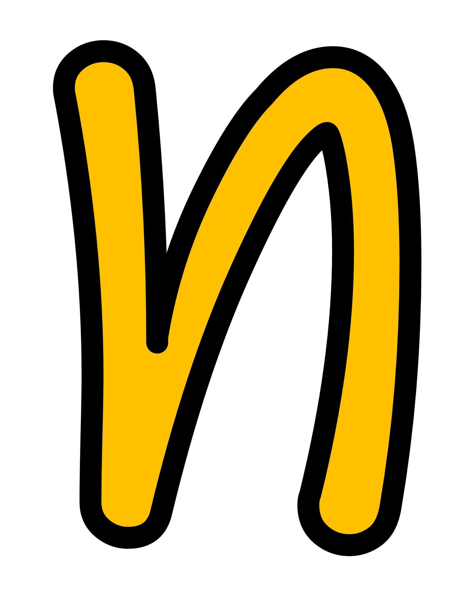 Printable Bright Colors Bulletin Board Letters, Large Alphabet Letters ...