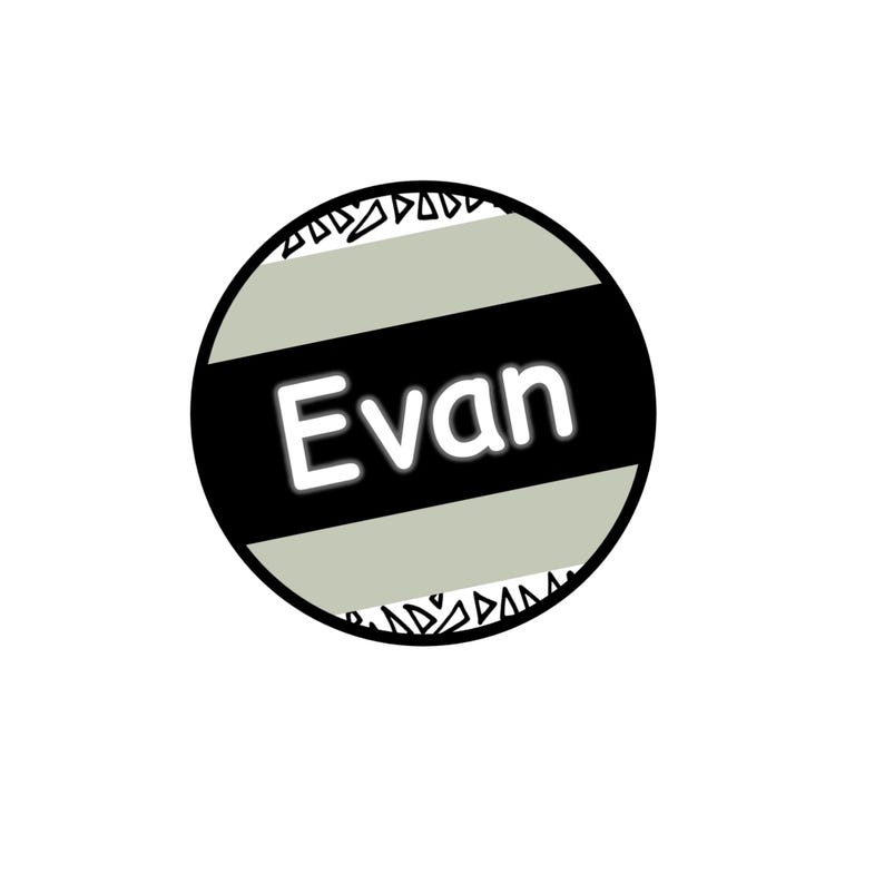 Printable Boho Student Name Labels, Editable Cubby Labels, Circle ...