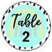 Printable Back to School Rainbow Boho Table Signs, Classroom Table ...