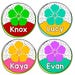 Back to School Floral Spotty Spring Student Name Plates, Spotty ...