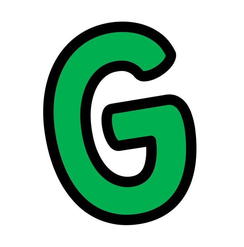 Printable Green Colorful Bulletin Board Letters, Large Alphabet Letters ...