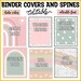 Printable Boho Neutral Spotty Binder Covers and Spines, Editable Binder ...