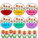 Printable Spring Nametags, Printable Bright Tulip Student Name Labels ...