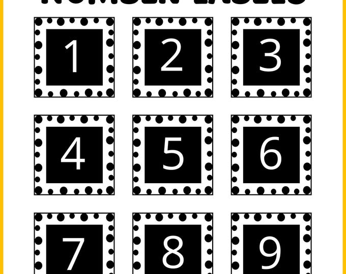 Printable Number Labels, Classroom Calendar Numbers, Boho Neutral ...