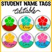 Back to School Floral Spotty Spring Student Name Plates, Spotty ...