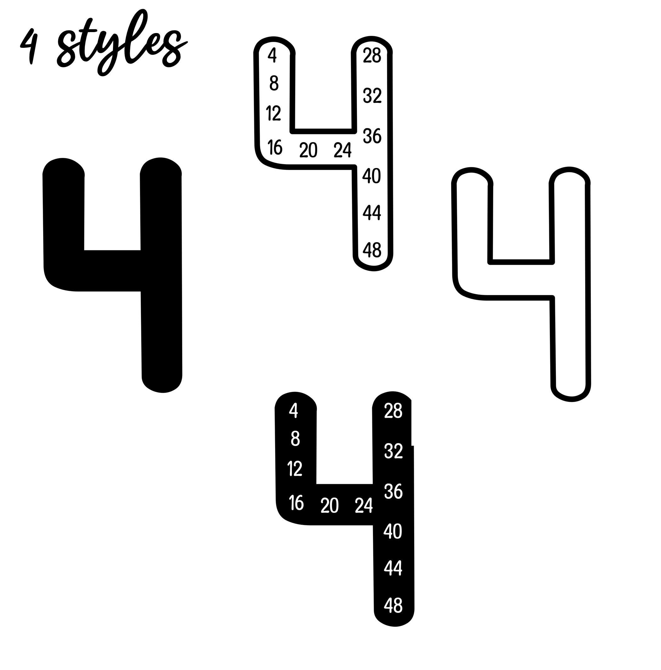 Printable Black and White Skip Counting Wall Display, Back to School ...