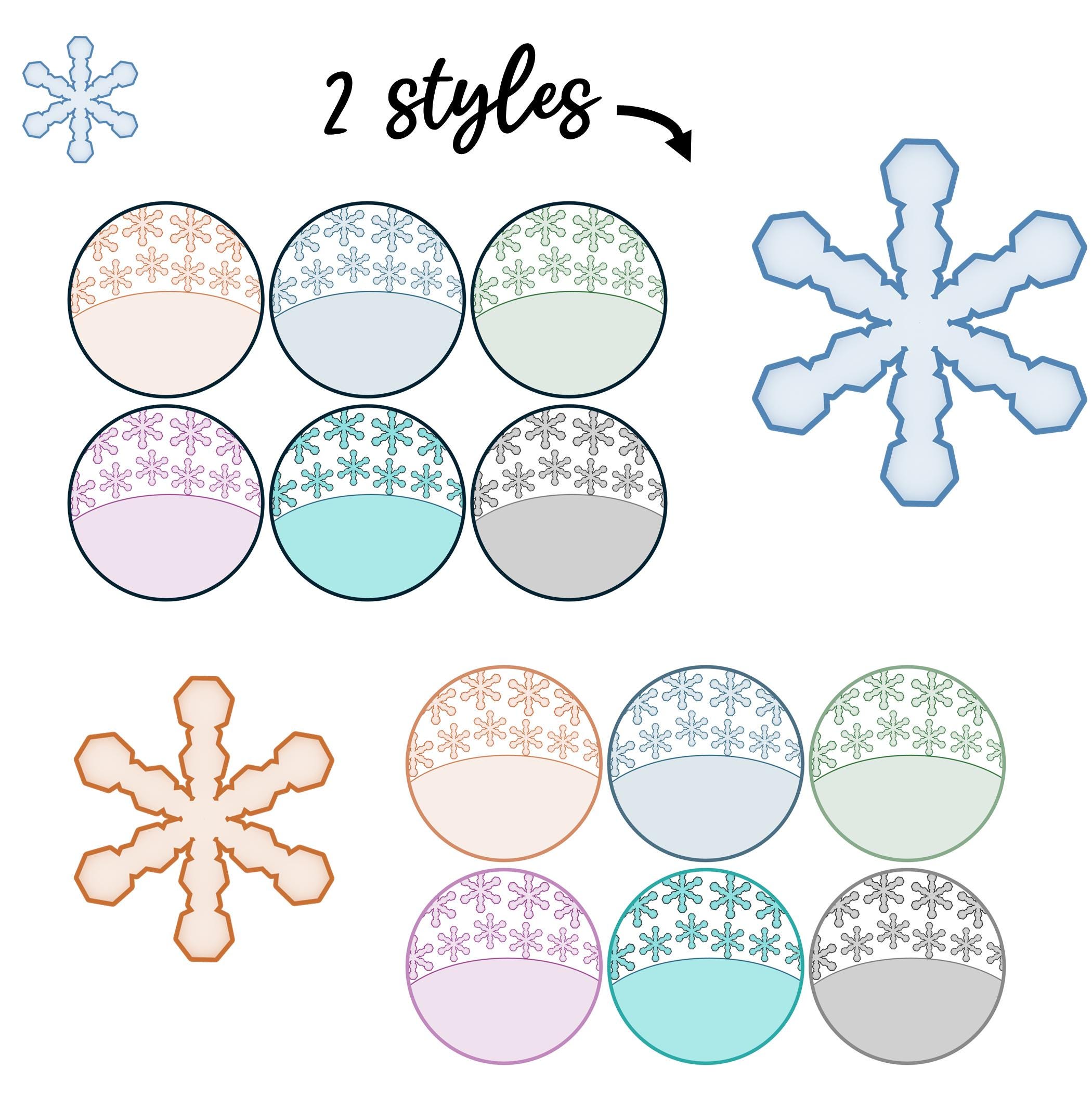 Winter Student Name Tags, Printable Snowflakes Name Labels, Cubby ...