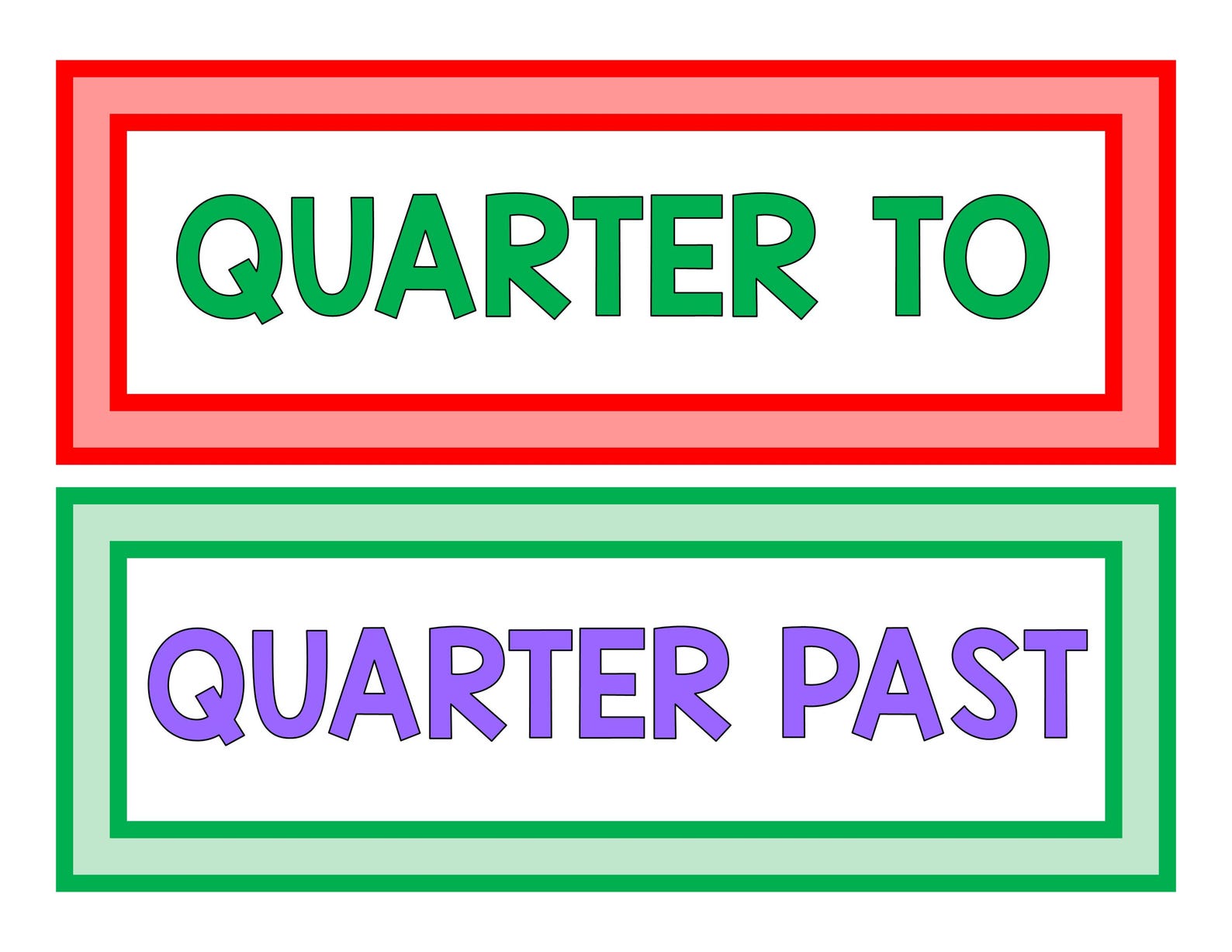 Printable Boho Bright Clock Numbers Display, Editable Clock Numbers ...