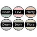 Printable Boho Student Name Labels, Editable Cubby Labels, Circle ...