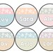 Printable Boho Dotty Floral Student Name Labels, Neutral Classroom ...