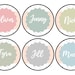 Printable Boho Dotty Student Name Labels, Calm Colors Classroom Labels ...