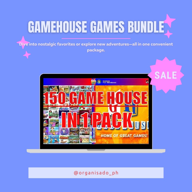 150+ Gamehouse Game Bundle - Video Games - Etsy