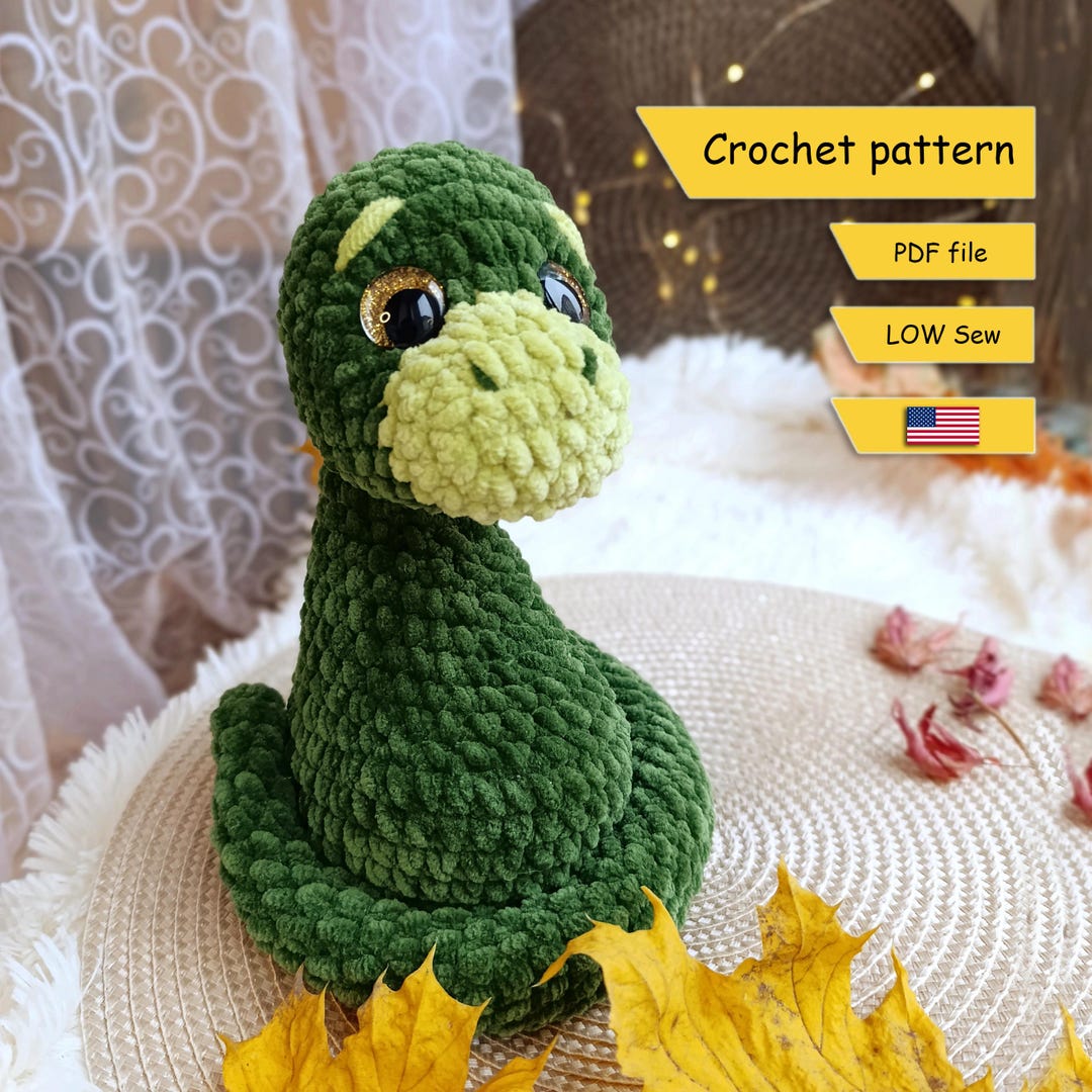 Sean the Snake Crochet Pattern - Digital Amigurumi Pattern on English ...
