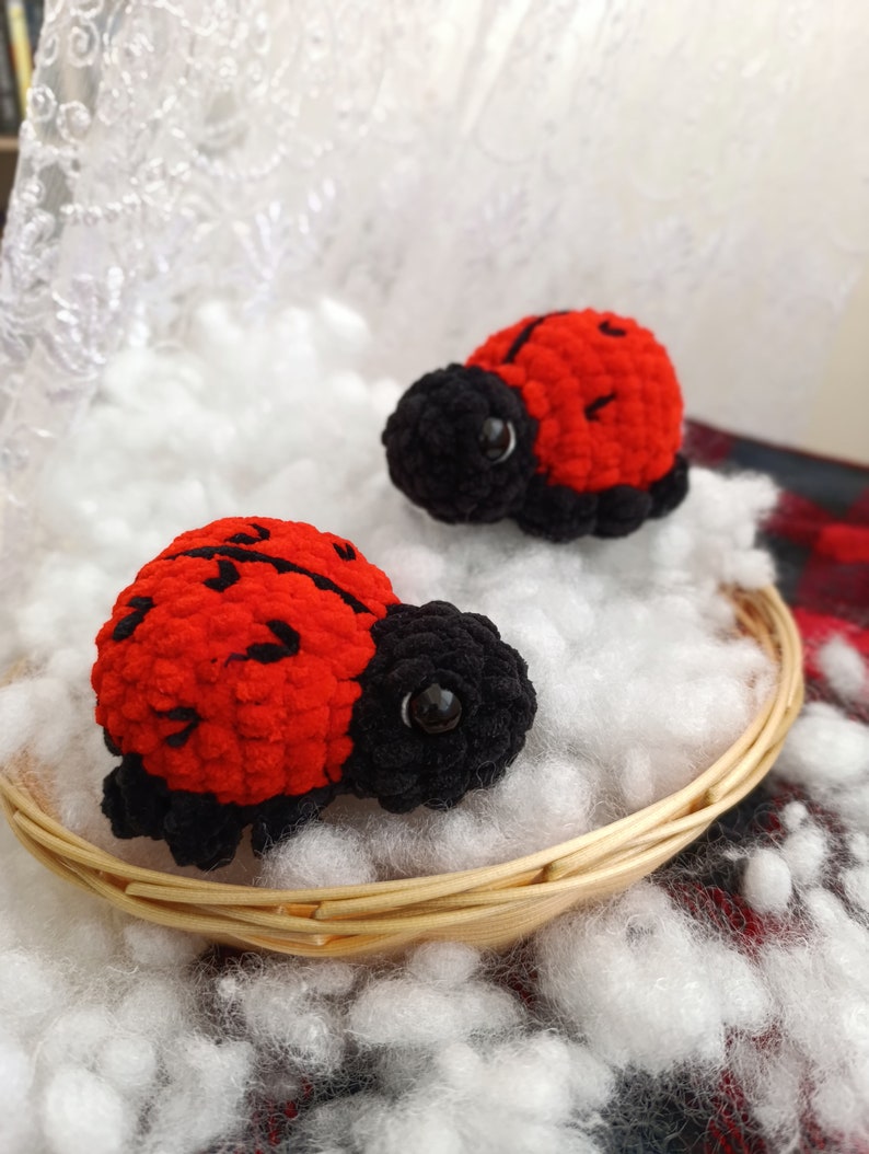 Ladybug Crochet Pattern, NO SEW Pattern, Digital Pdf Crochet Pattern ...