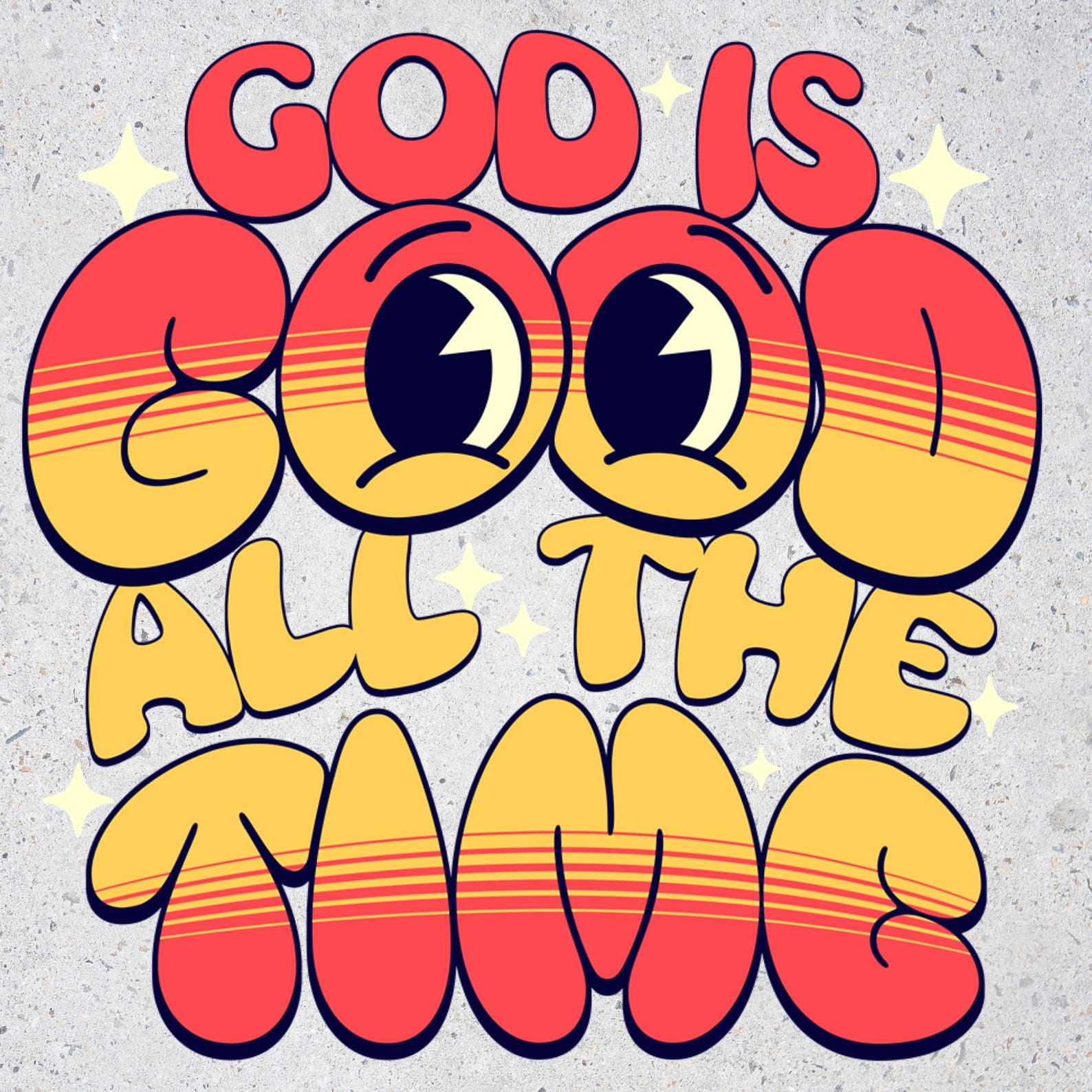 Christian Streetwear Design: God is Good PNG (digital Download) - Etsy