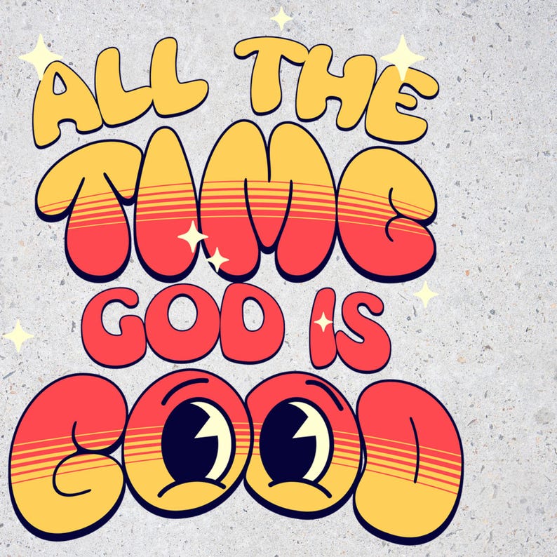 Christian Streetwear Design: God is Good PNG (digital Download) - Etsy