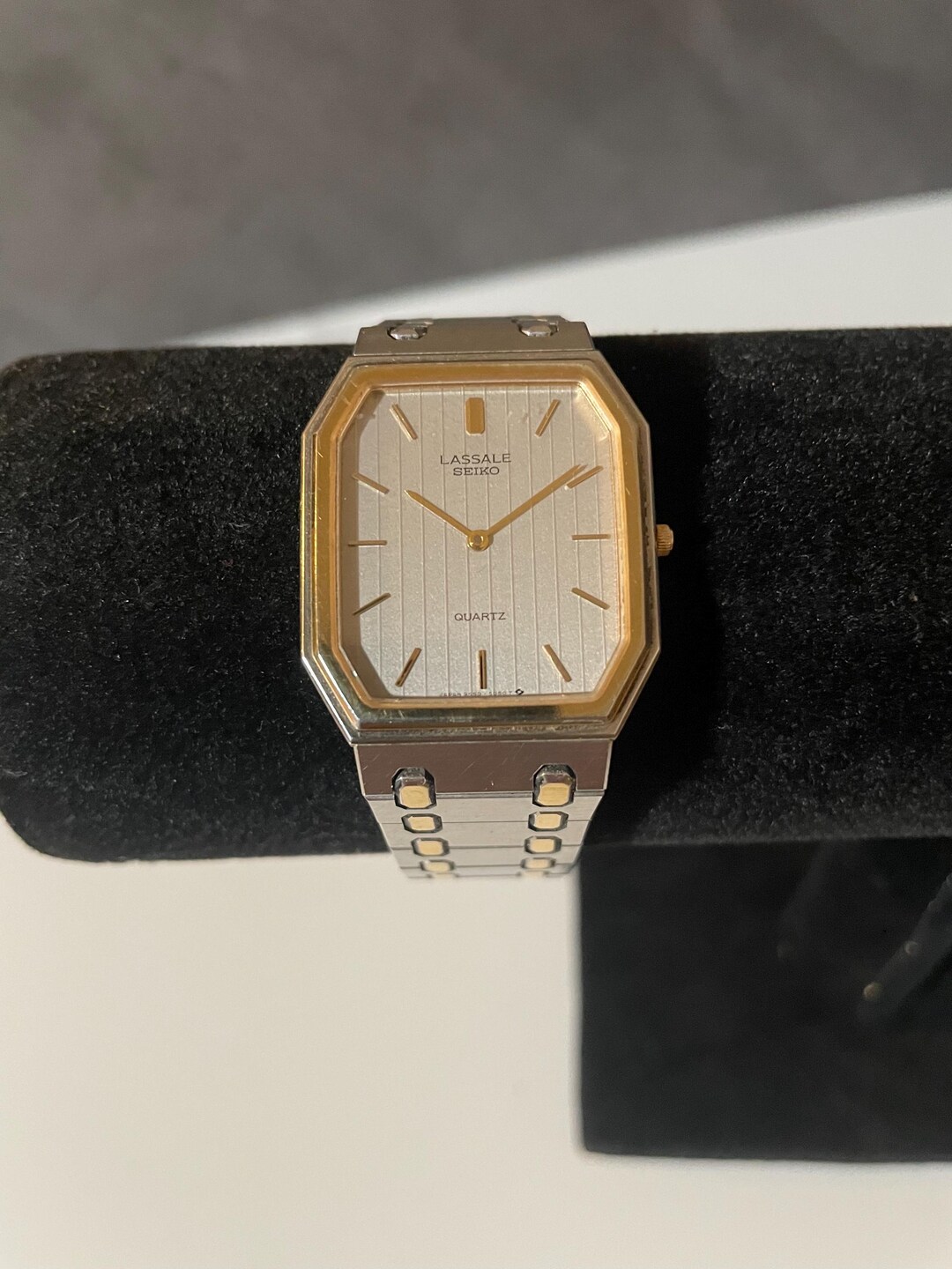 Vintage SEIKO Lassale Quartz Men's Watch 9550-5049 Two-tone Silver Gold - Etsy
