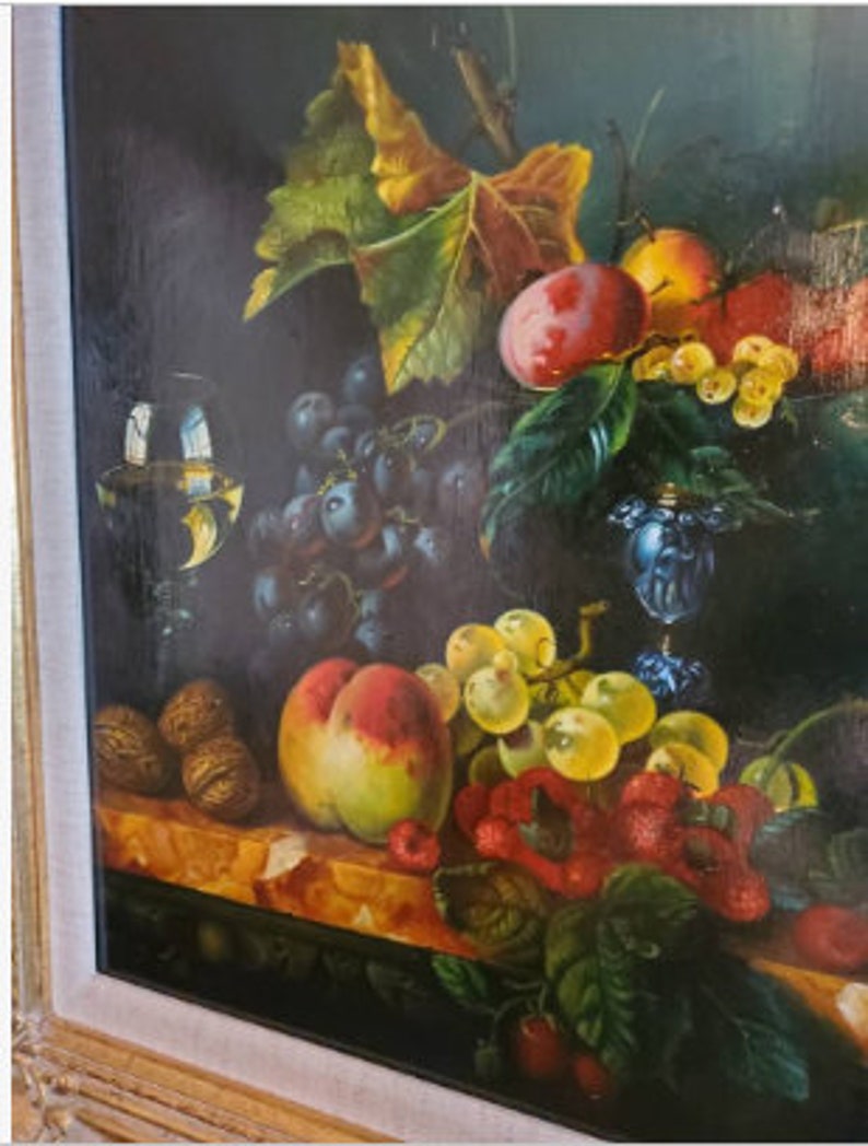 SH Lee Still Life Oil on Canvas - Etsy