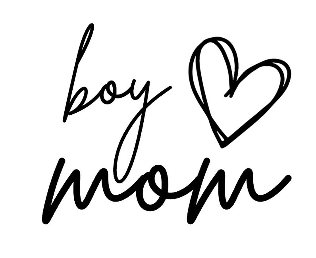 Boy Mom SVG - Etsy