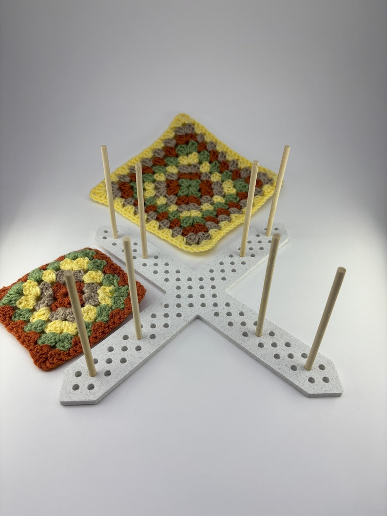 Crochet Blocking Board: Square Blocker With Bamboo Pins - Etsy