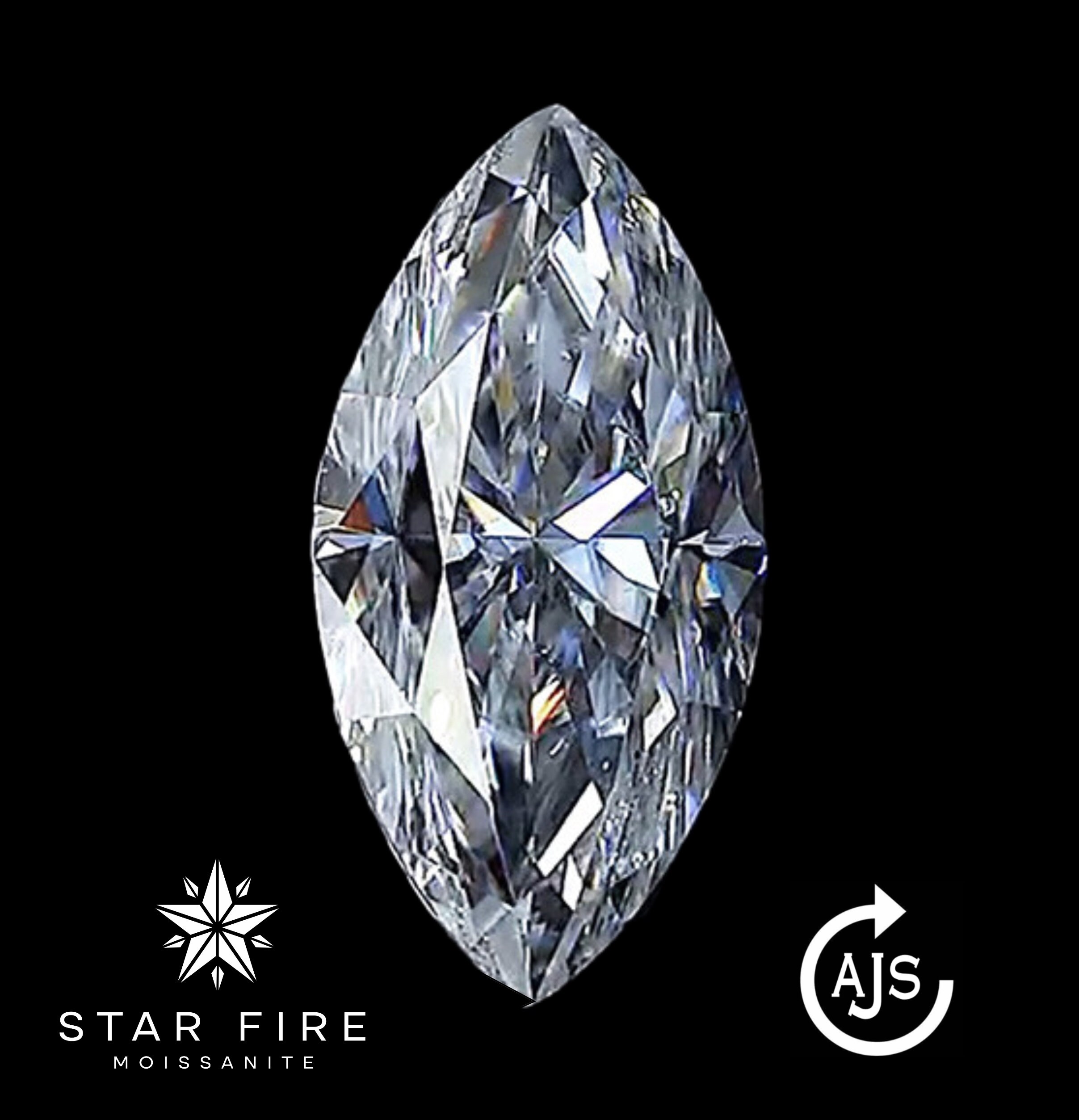 Certified Marquise Cut Moissanite Loose Single Stones 0.20 to 10 Carat ...
