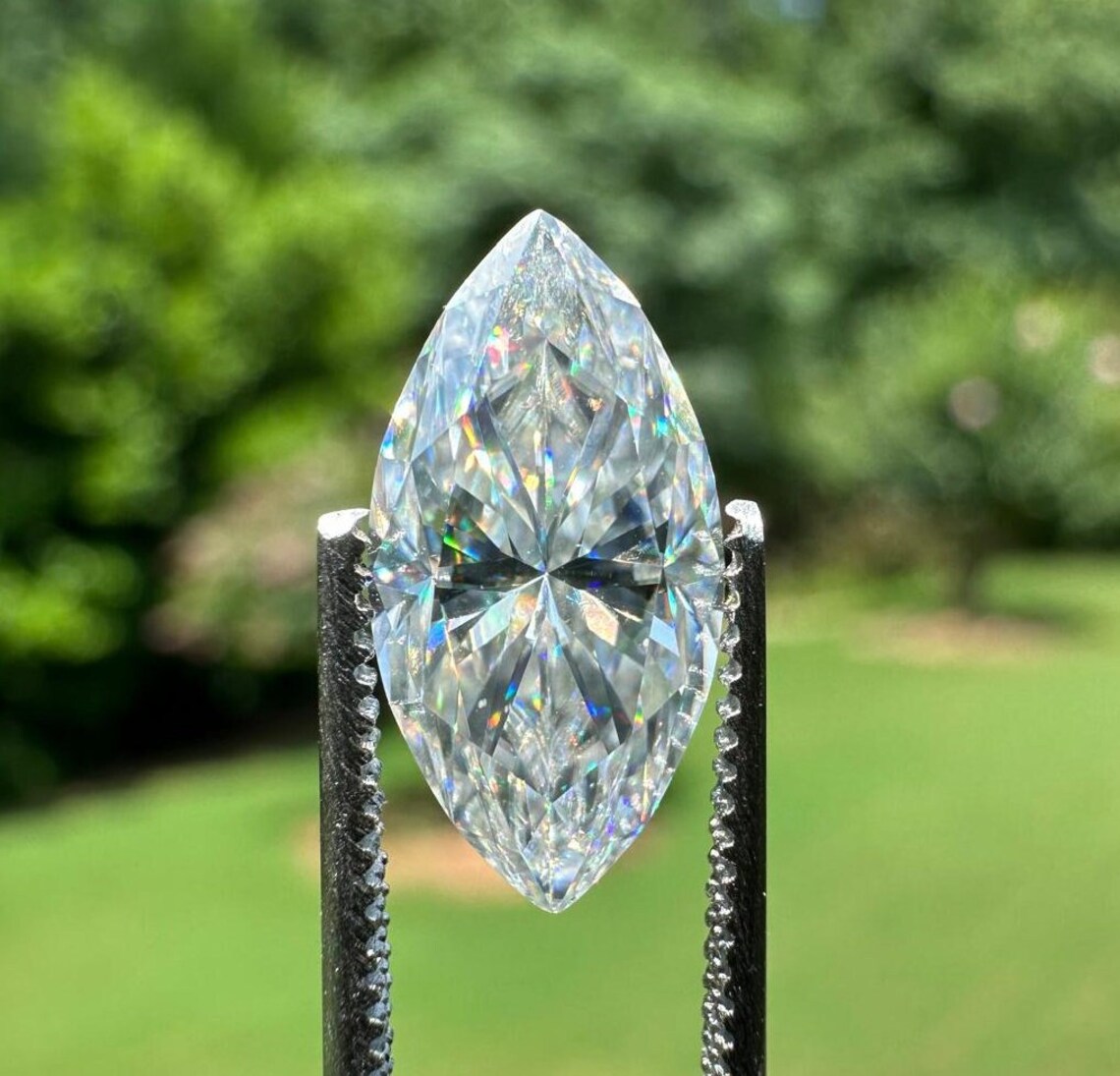 Certified Marquise Cut Moissanite Loose Single Stones 0.20 to 10 Carat ...