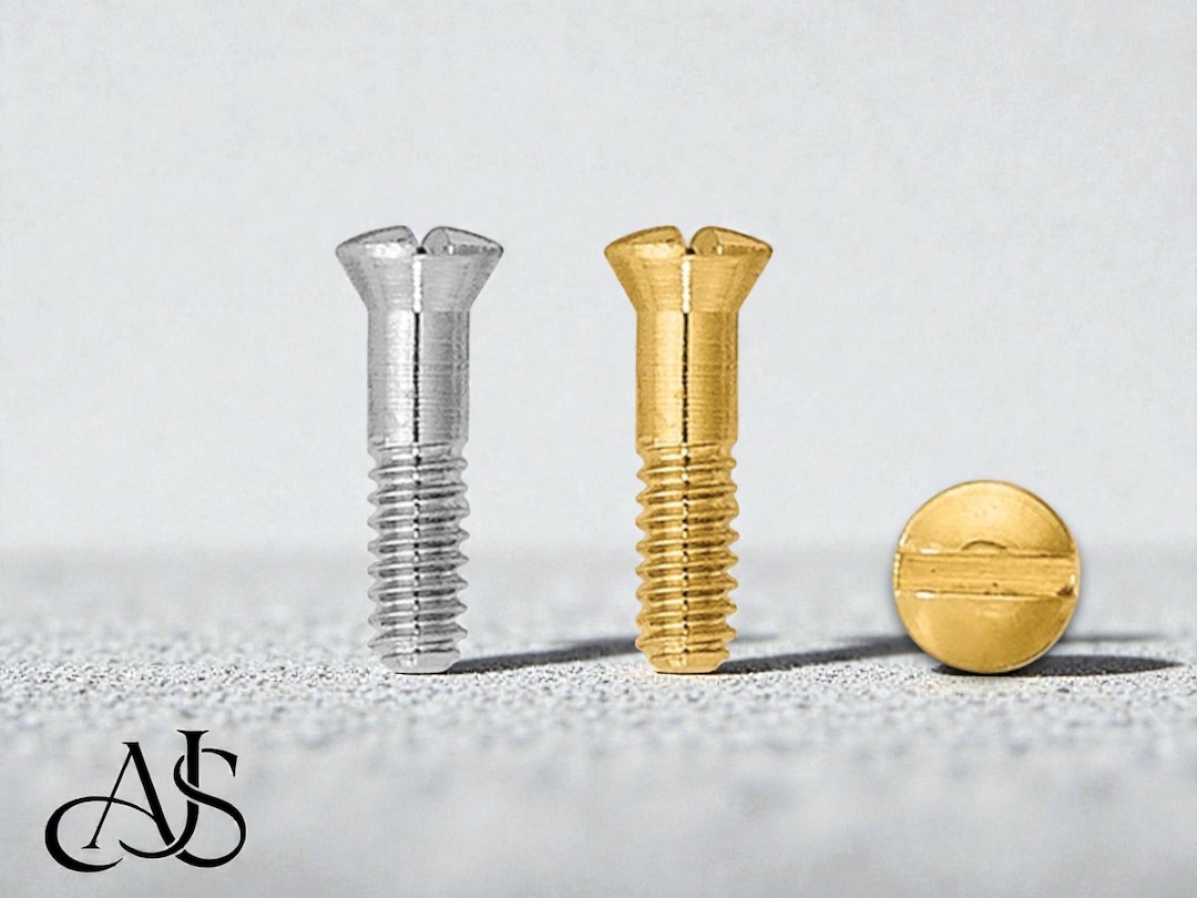 Screw Replacement for Screw-top Coin Bezels - Gold or Silver - Etsy